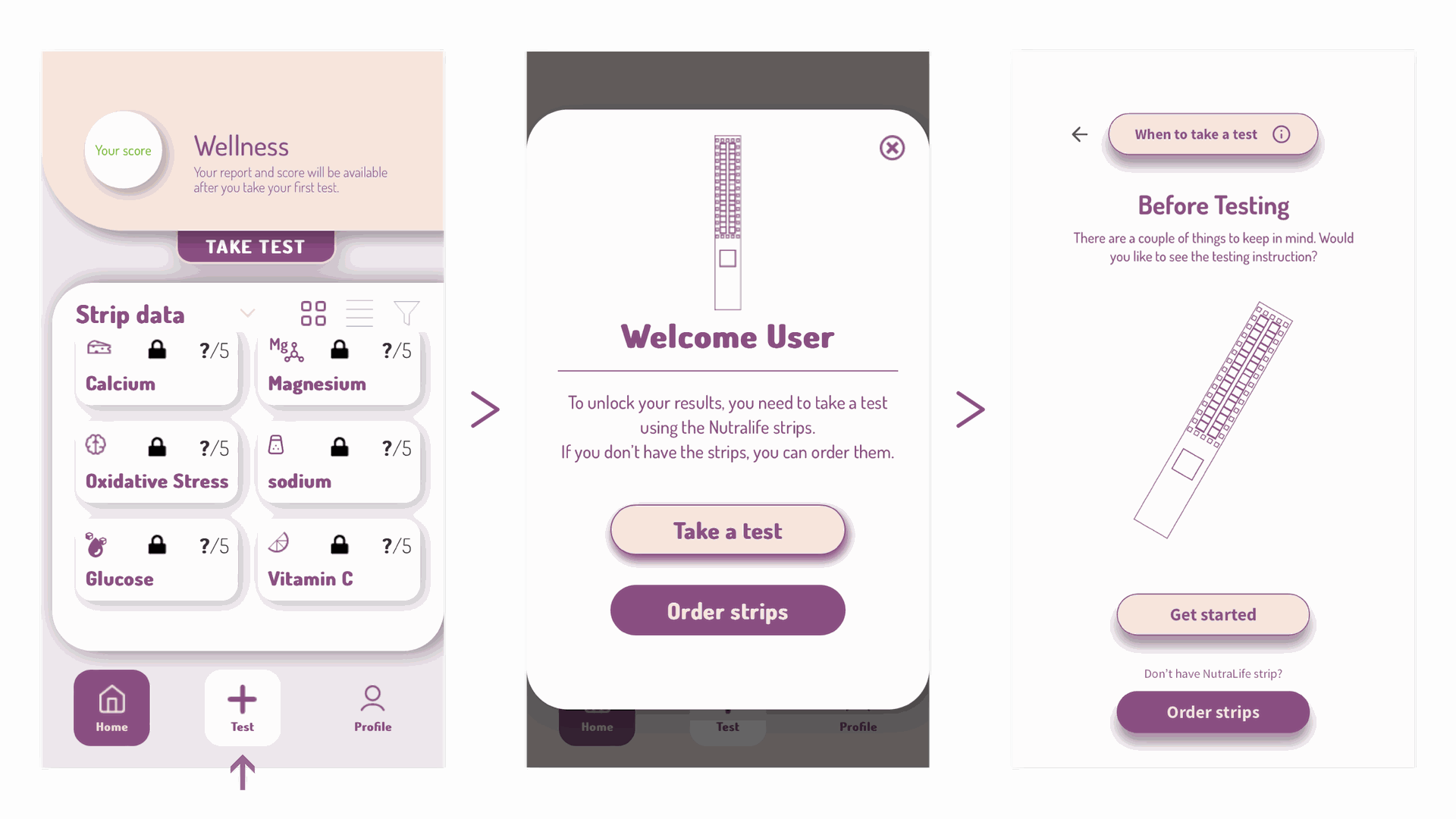 How do I take a test with BioStrip? | info.helohealth.com
