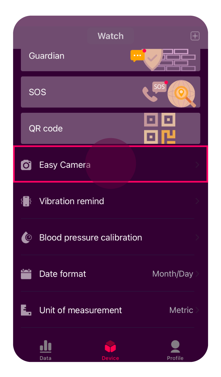 How can I use the App Easy Camera feature? | info.helohealth.com